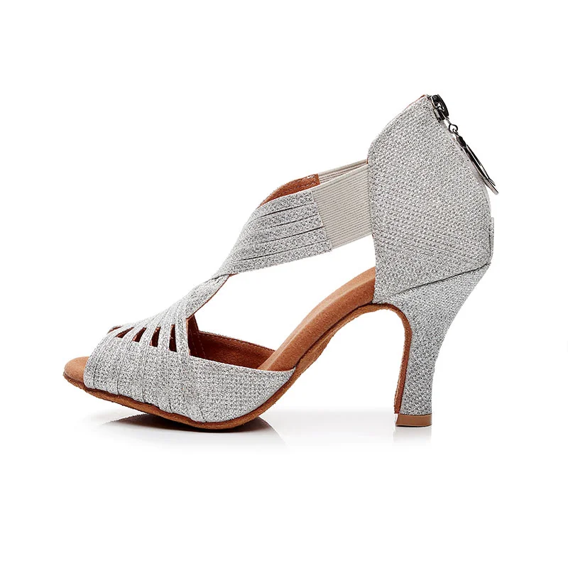 Women Rhinestone Ballroom Dance Shoes - Missacc