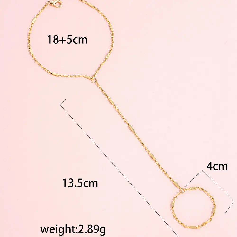 Beach Chain Ring Bracelet - Missacc