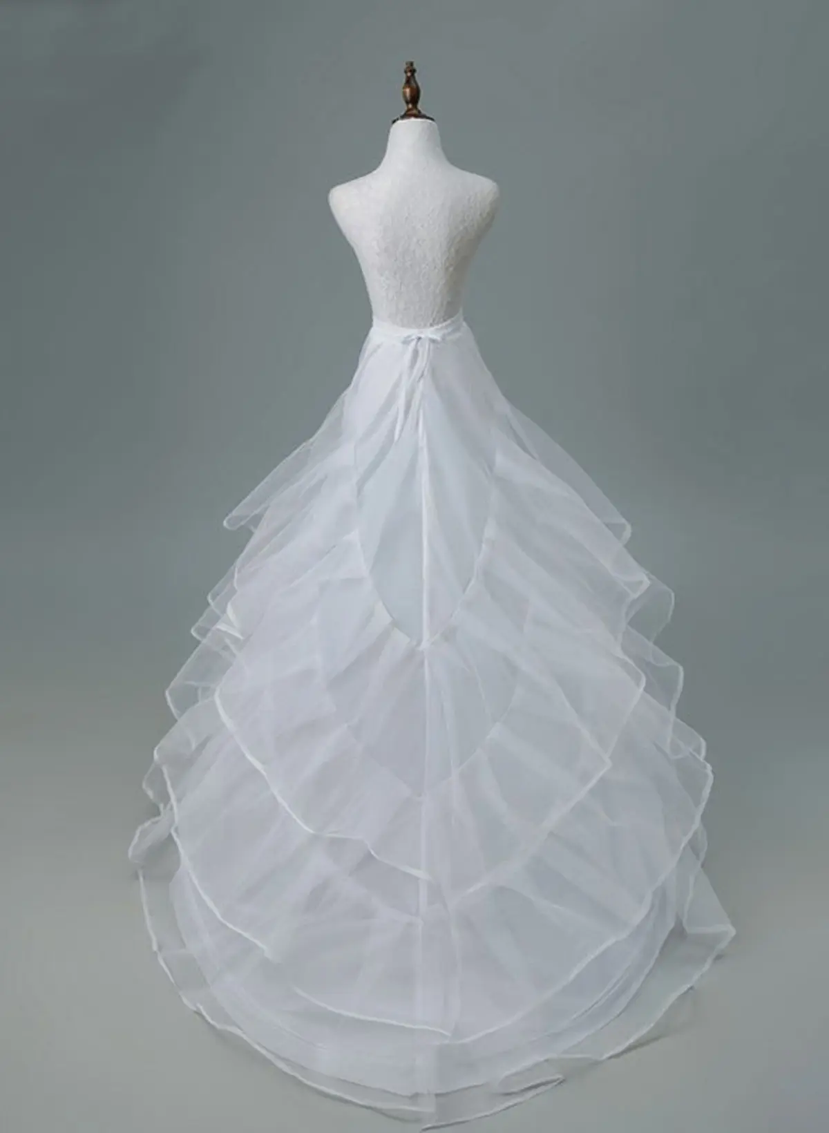 Party/Wedding Chapel Train Slip 4 Tier Floor-Length Petticoats - Missacc